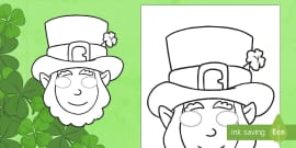 St. Patrick’s Day Printable Leprechaun Mask | Twinkl USA