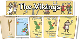 KS2 Viking Invasion Map - Learn where the Vikings came from