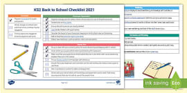 Teacher Organisation - Back to School Checklist For Teachers