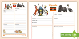 Uganda Fact File (Teacher-Made) - Twinkl