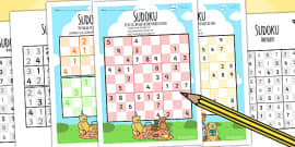 Sudoku Sheets For Children | Primary Resources | KS1