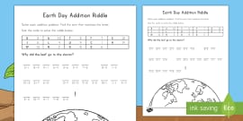 Earth Day Vocabulary Count and Graph Activity | Twinkl USA