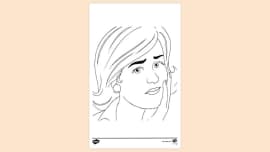 Roy Lichtenstein Colouring Pages - Grades 1-3 - Art