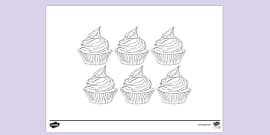 Cake Slice Colouring Sheet (teacher made) - Twinkl