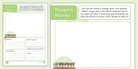 Design a Flower Worksheet (teacher made) - Twinkl