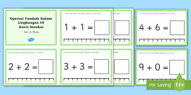 Operasi Tambah - Penambahan - Cabar Minda Matematik Tambah