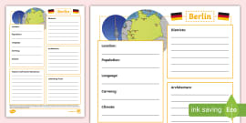 Malala Yousafzai Fact File Template (teacher made) - Twinkl