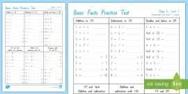 Number Knowledge Stage 5 Practice Test 1 - Twinkl
