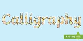 Calligraphy Worksheets (teacher made) - Twinkl