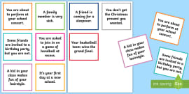 Emotions Game Printable Cards - Emotional Responses