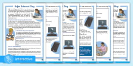 Internet Safety Reading Comprehension KS2 | Year 3 & 4