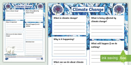Climate Change Reading Comprehension LKS2 - Differentiated