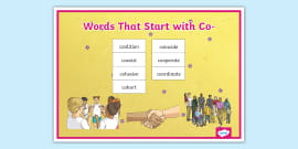 Words That Start With Con- Word Mat (teacher made) - Twinkl