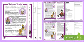 LKS2: The Story of Icarus Reading Comprehension