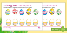 Spring in to Easter with the fun maths activity: Coordinates Differentiated
