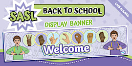 South African Sign Language Banner