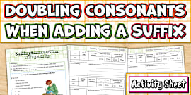 Doubling Consonants Interactive Sorting Game