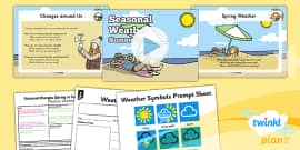 Science: Seasonal Changes (Autumn and Winter): Seasons Year 1 Lesson Pack 1