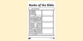 Books of the Bible Colouring Page - Activities - Resources
