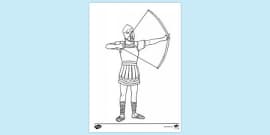 FREE! - Ancient Sphinx Colouring Sheet (teacher made)