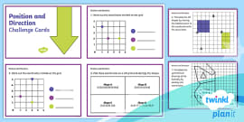 PlanIt Maths Y4 Position and Direction Display Pack - Twinkl
