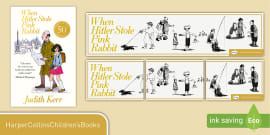FREE! - When Hitler Stole Pink Rabbit Book Review | Twinkl Resources