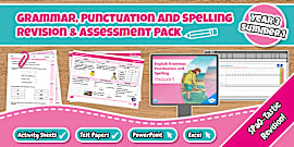 Year 3 Autumn 2 Grammar, Punctuation and Spelling Pack