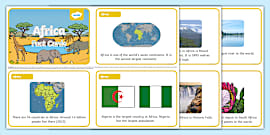 Labelled Map of Africa - Printable Africa Map Resource | NZ