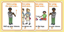 👉 Sand Pit Rules Display Poster (teacher made)