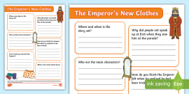 KS1 The Emperor's New Clothes Reading Comprehension - Twinkl