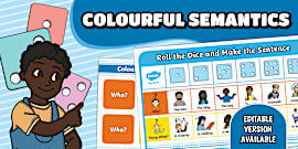 Roll a Sentence Interactive Punctuation Game | KS1 Resource