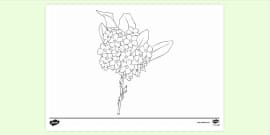 FREE! - Forget Me Not Bunting | Display Items | Twinkl