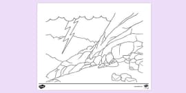 Extreme Weather Colouring Sheet | Colouring Sheets | Twinkl