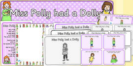 FREE! - Miss Polly Had a Dolly Colouring In Sheet