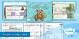 Equivalent Fraction Race Top Card Game | Beyond