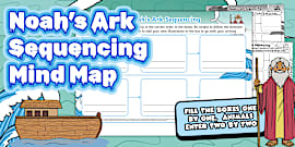 Noah's Ark Diagram Activity Pack