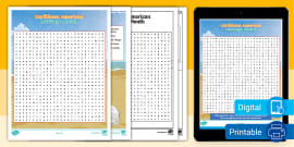 Caribbean American Heritage Bulletin Borders | Twinkl USA