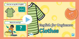 Clothes Display Posters (teacher made) - Twinkl