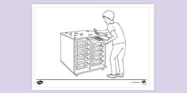 FREE! - I'm Tidying and Cleaning at Home | Colouring Sheets