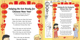 Chinese New Year Wishing Tree Counting Song Lyrics - Twinkl