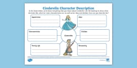 Cinderella Character Description Writing Frames - Twinkl