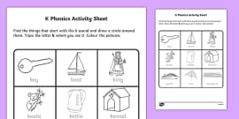 h Phonics Worksheet | Phonics Resources | Twinkl