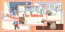 The Mitten Story Stick Puppets (Teacher-Made) - Twinkl