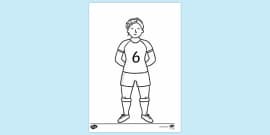 NRL Colouring Pages | Rugby Players | Primary Resource