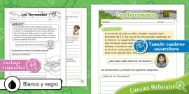 Ficha Informativa: ¿Qué es un terremoto? - Twinkl