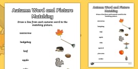 Autumn Picture Prompts Writing Stimulus Activity