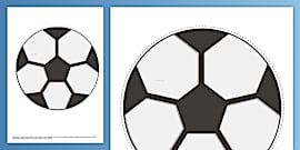 Football Clip Art Cut-Outs (Teacher-Made) - Twinkl