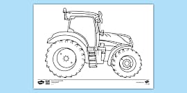 Label the Tractor Activity Sheet, Tractors
