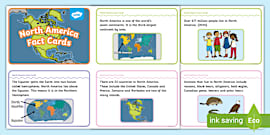 KS1 Labelled Map of North America - Twinkl