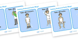 Getting Dressed Routine Cards (Girls)